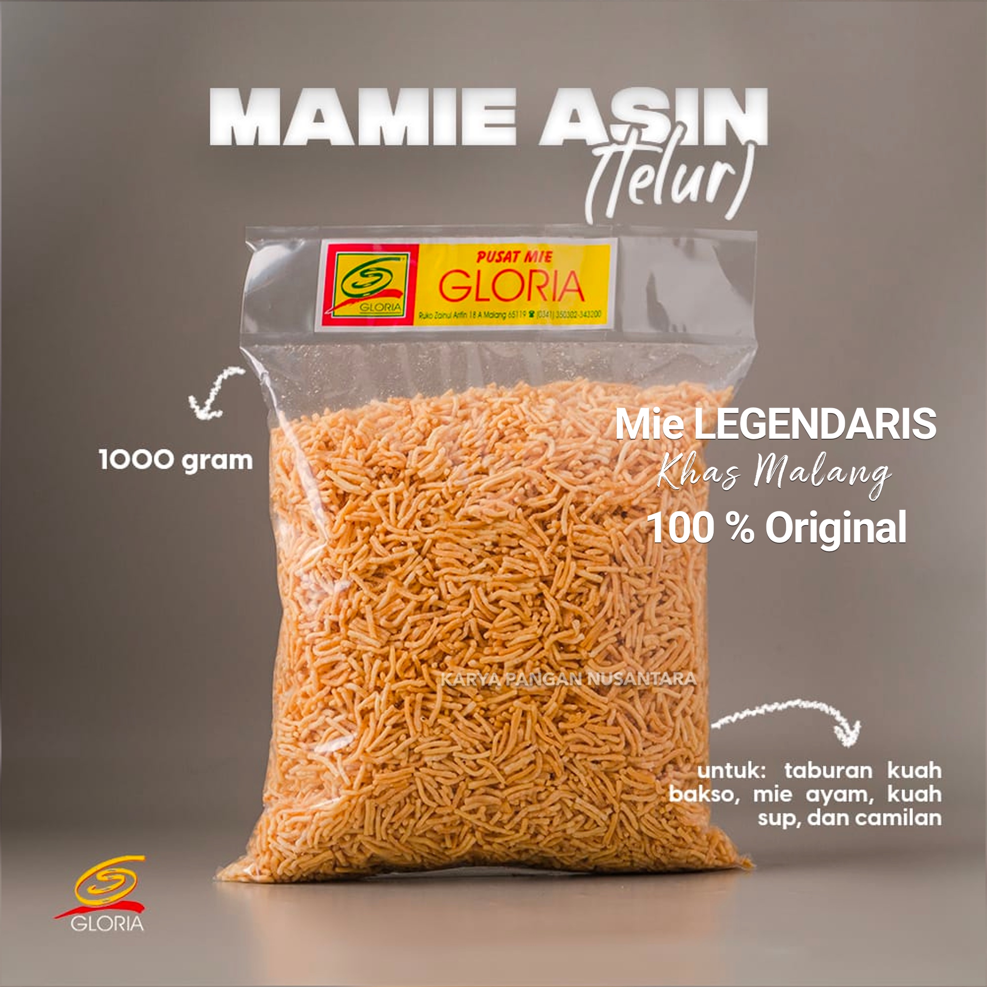 MAMIE ASIN TELUR GLORIA MAMIE SNACK CAMILAN MAMIE CEMILAN MAMIE 1KG ...