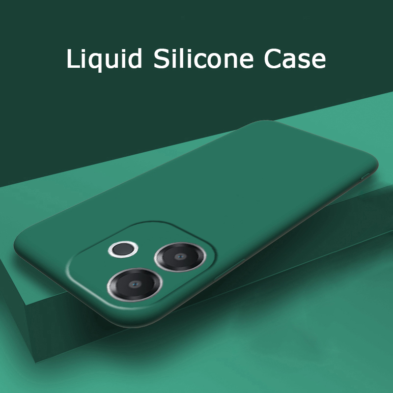 Phone case OPPO A5 Pro Soft Silicone Liquid Lens Protection Slim Back ...