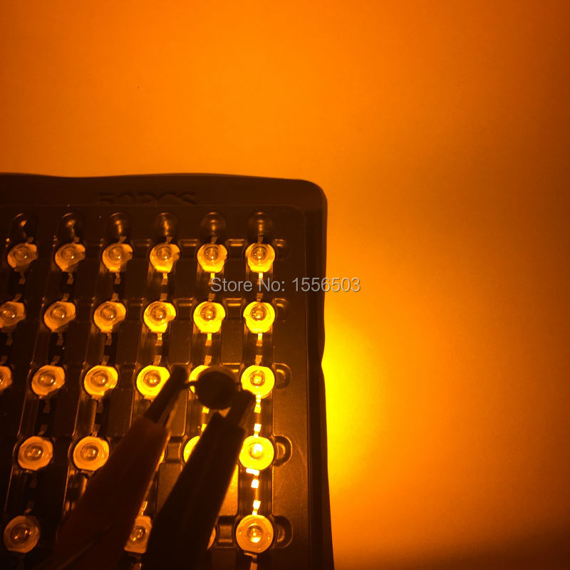 【GlobalTrendz】10 PCS 1W 3W Red Yellow Deep Red Orange High Power LEDs ...