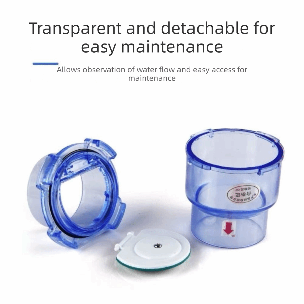 Simple Clear 50mm Flap Check Valve UPVC Material Movable Valve Non ...