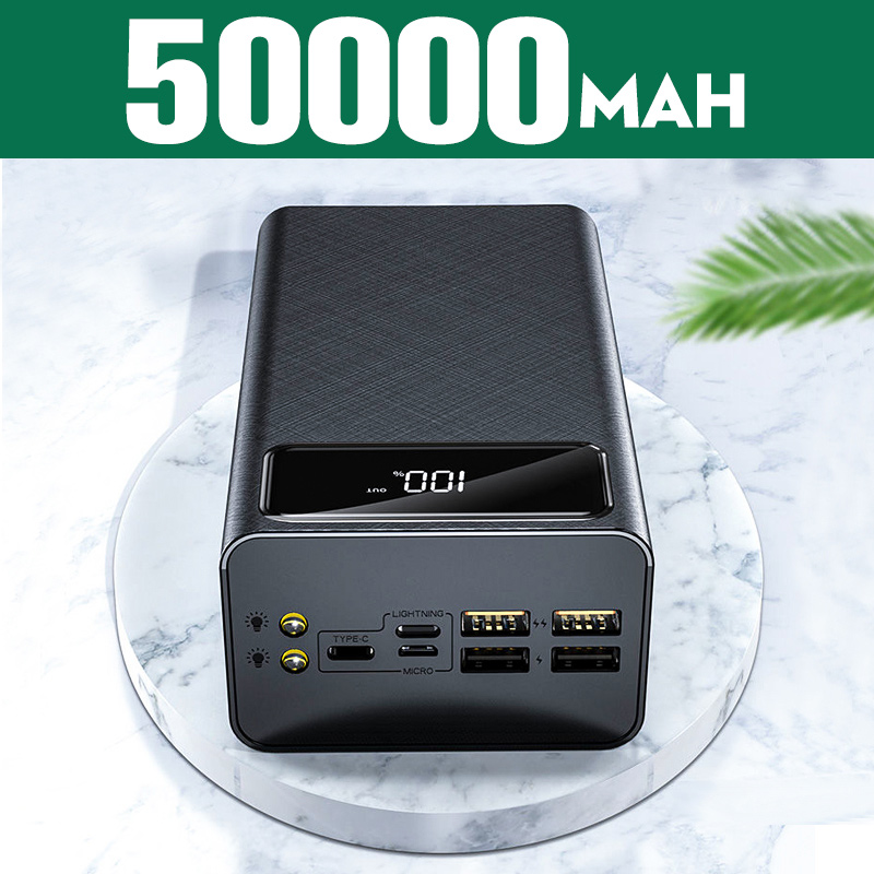 【True capacity】HXR Power Bank Large Capacity 50000 80000 100000 mah ...