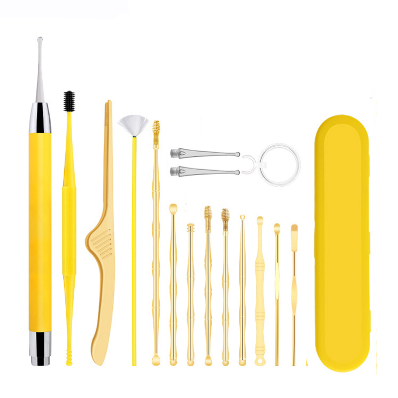 【PureLiving】Visual Luminous Ear Cleaner Wax Removal Tools Set Household ...