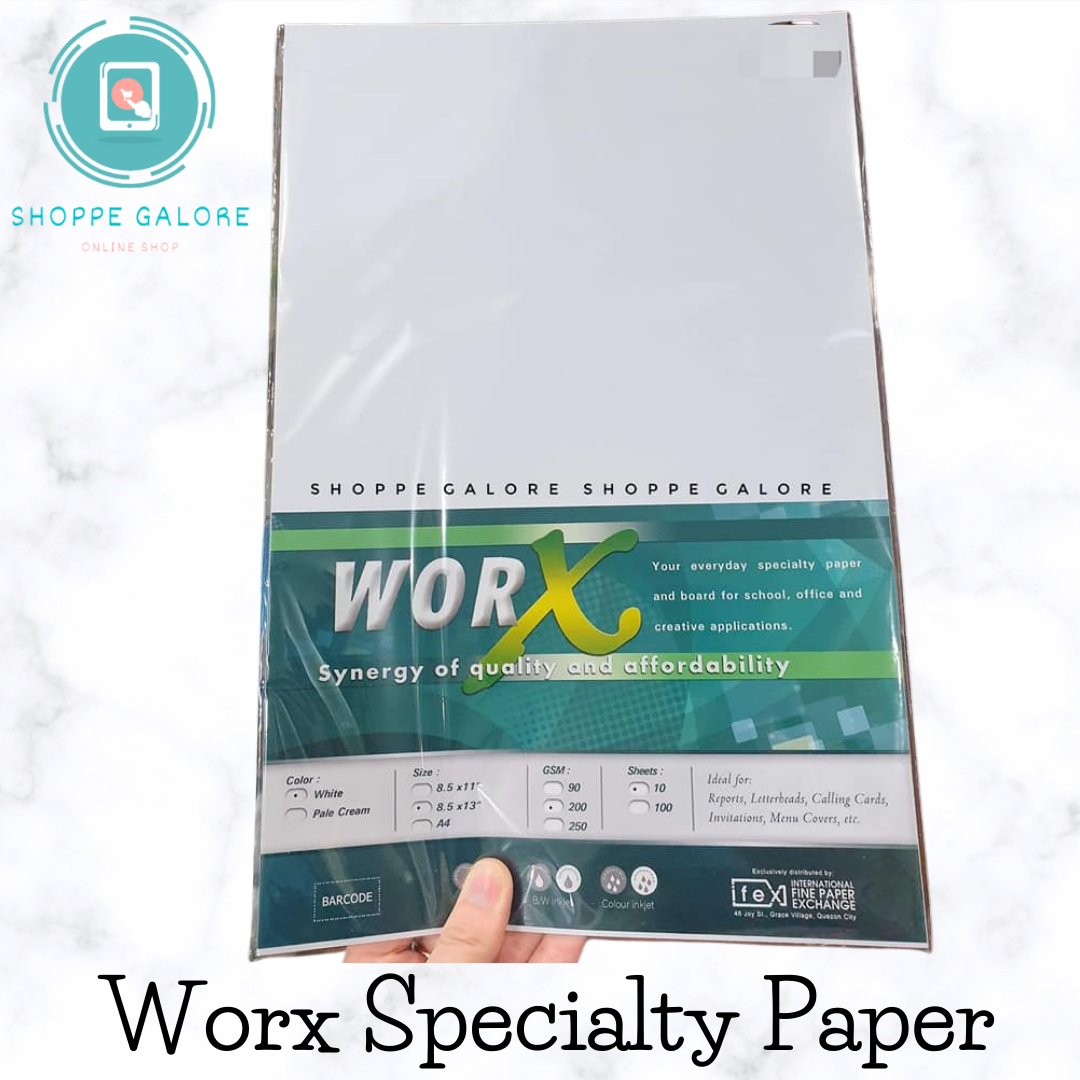 WORX BOARD PAPER SPECIALTY PAPER CERTIFICATE PAPERS | Lazada PH