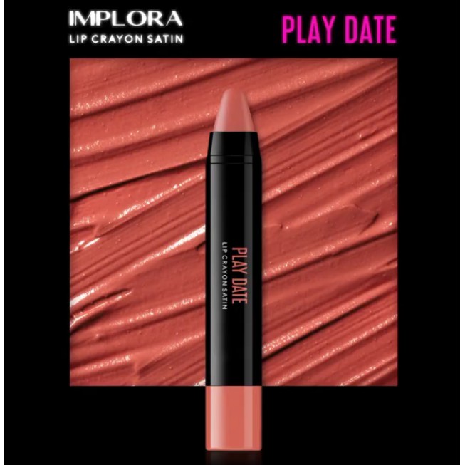 Implora Lip Crayon Satin | Lipstick | LipCrayon LipCream Satin | BPOM ...