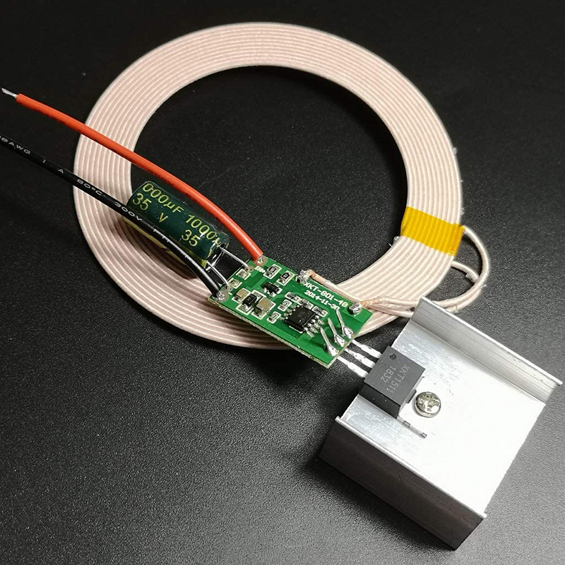 12V 2A High Power 8mm - 18mm Wireless Charging Module DIY Inductive ...