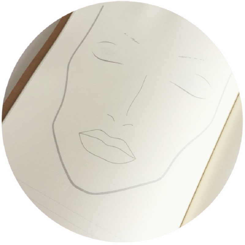【GlowBound】A4 Facechart Paper Makeup Notebook Professional Makeup ...