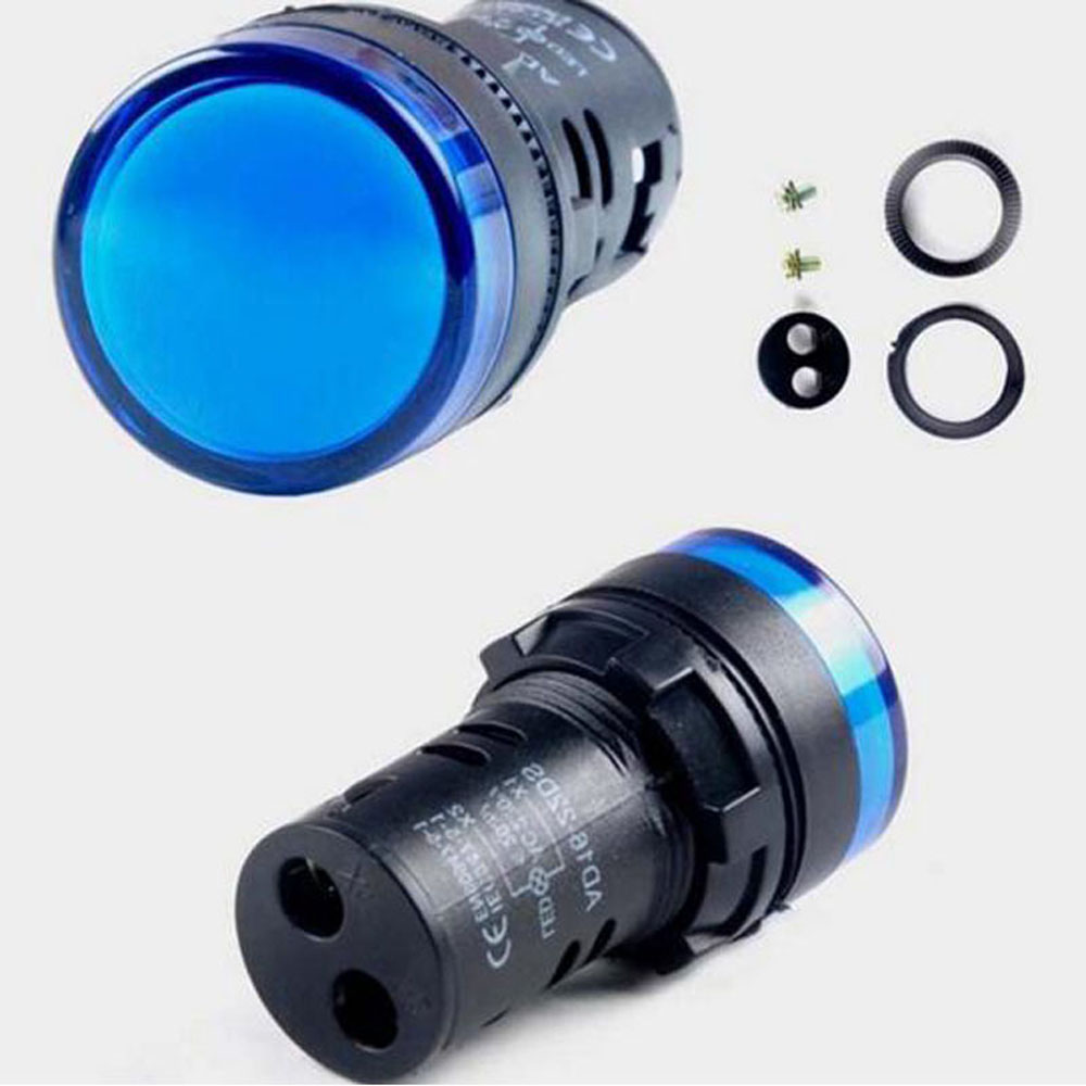 MICANGP AC 220V Signal Light Light Power Indicator LED Bulbs Warning ...