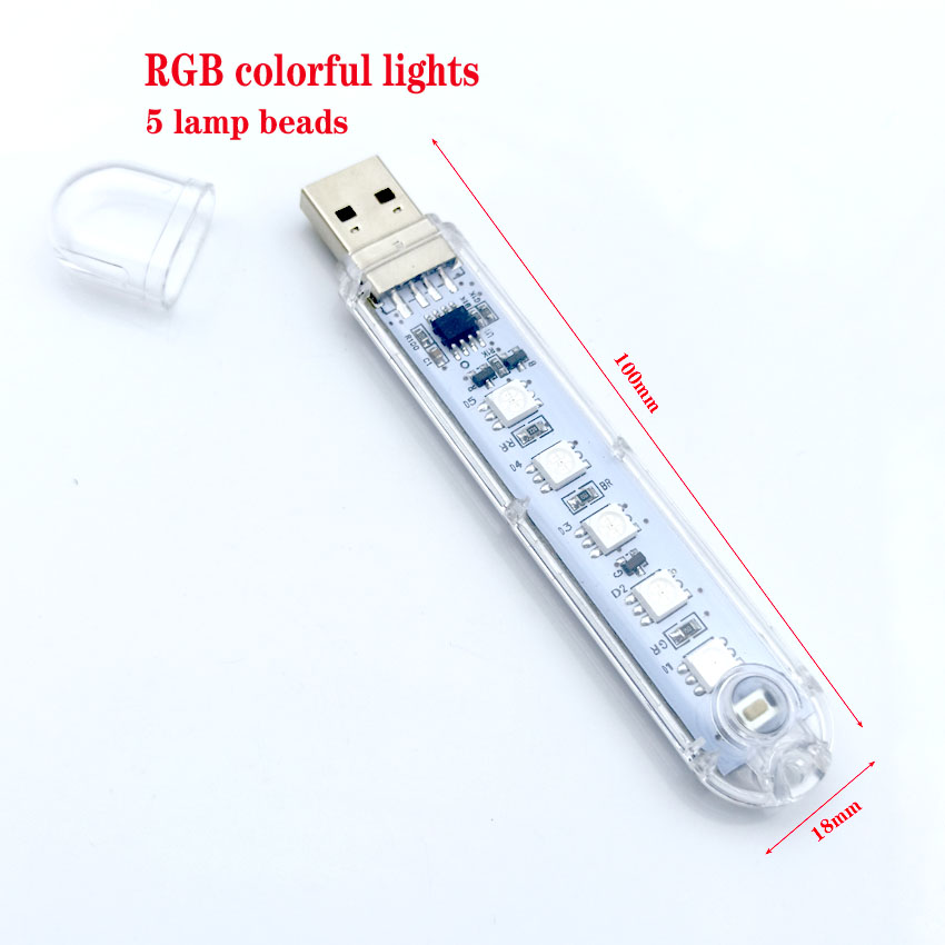 Usb Led Desk Lamp White Table Reading Lamp Smd Portable Emergency Response Led Bulb Dc 5v Power ...