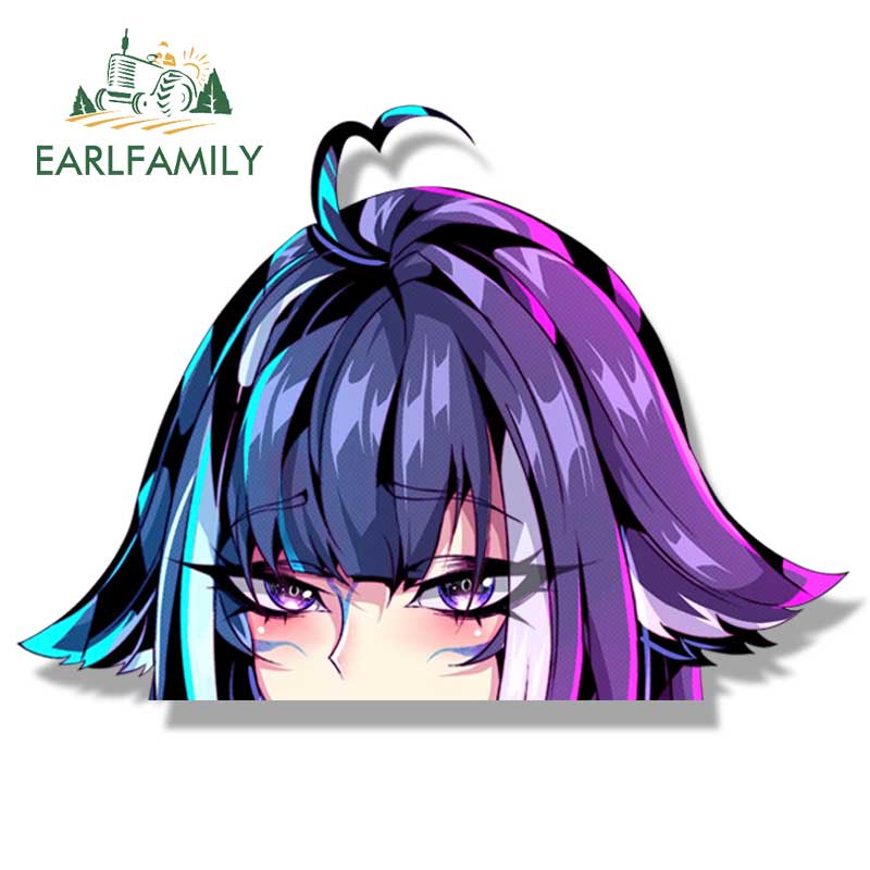 EARLFAMILY Bikini Shylily Fanart Car Sticker Sketch Waifu NSFW Gyaru ...