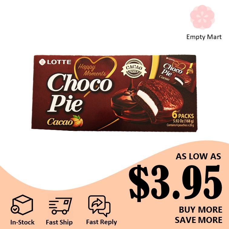 Lotte Choco Pie with Rich Marshmallow / Choco Pie Cacao Pie | Lazada ...