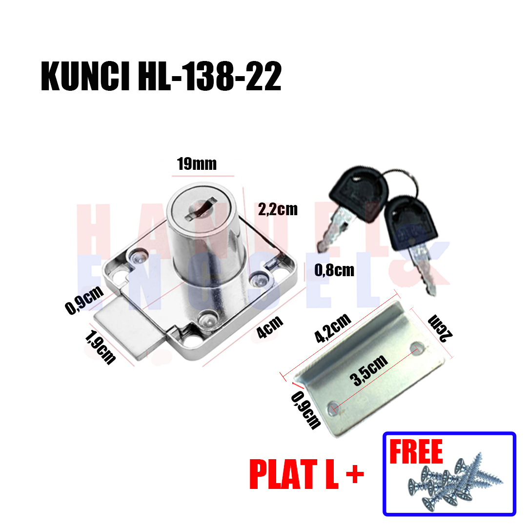 Kunci Huben Kunci Lemari Huben Twin 138 - 22 dan Kunci Drawer Lock ...