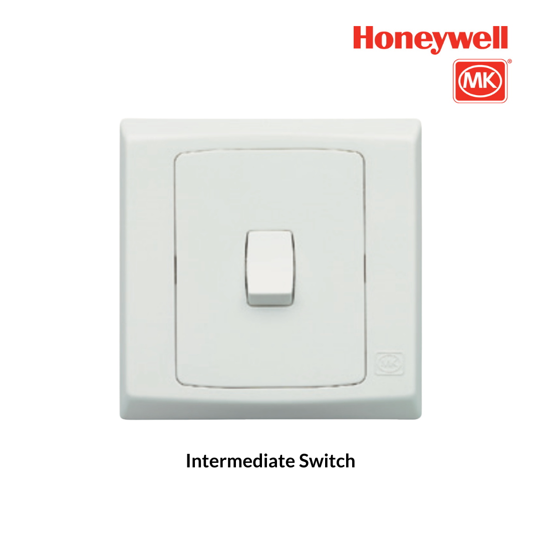 MK Slimline Plus 10A Intermediate Switch / 1 Way 2 Way Switches with ...