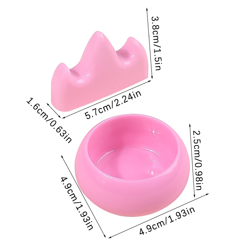 1Set Pink Nail Art Brush Cleaner Plastic Holder UV Acrylic Gel Pen Pot ...