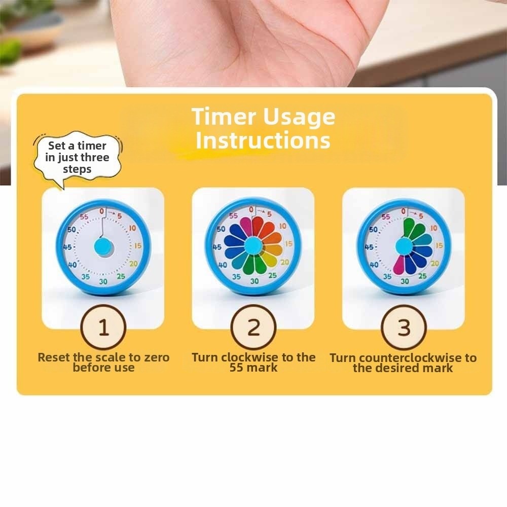 Multifunctional Mechanical Visual Timer Magnetic Self Discipline ...