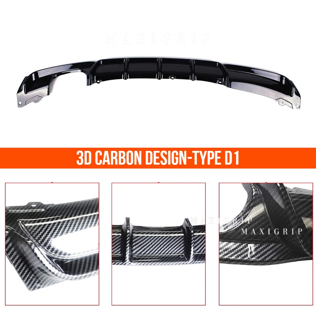 BMW 3 series F30 M sport diffuser lip F30 rear diffuser carbon rear bmw ...