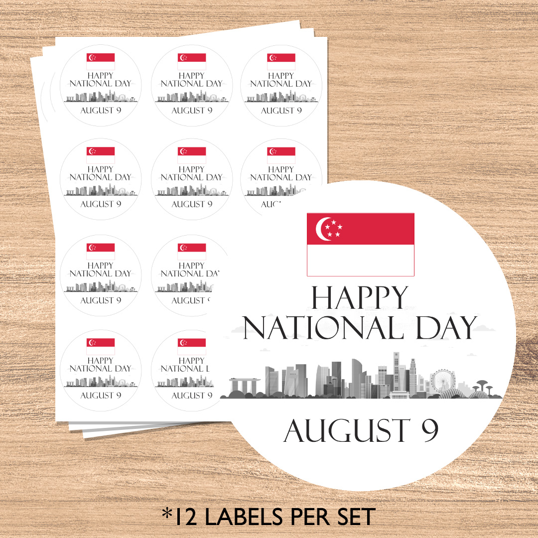 National Day Sticker Label | Favor Stickers | Gift Labels | Party ...
