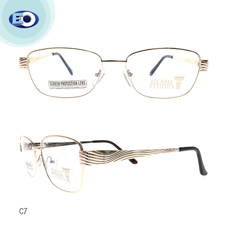 EO Herme Studio HS19503 Non-graded Anti-Radiation Eyeglasses for Men ...