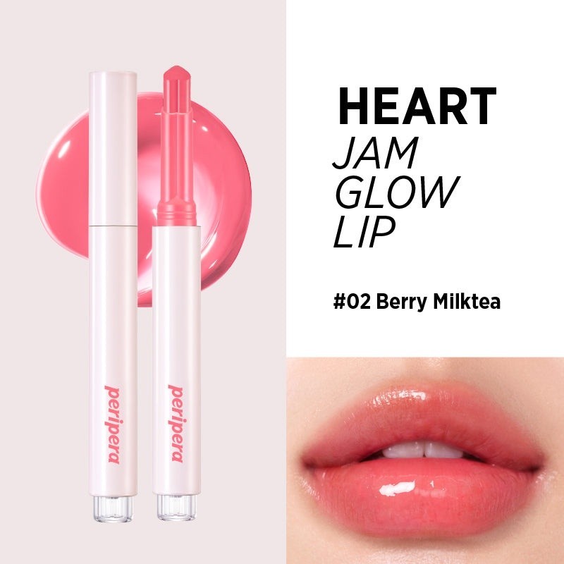 PERIPERA Heart Jam Glow Lip - 6 Colors to Choose | Lazada