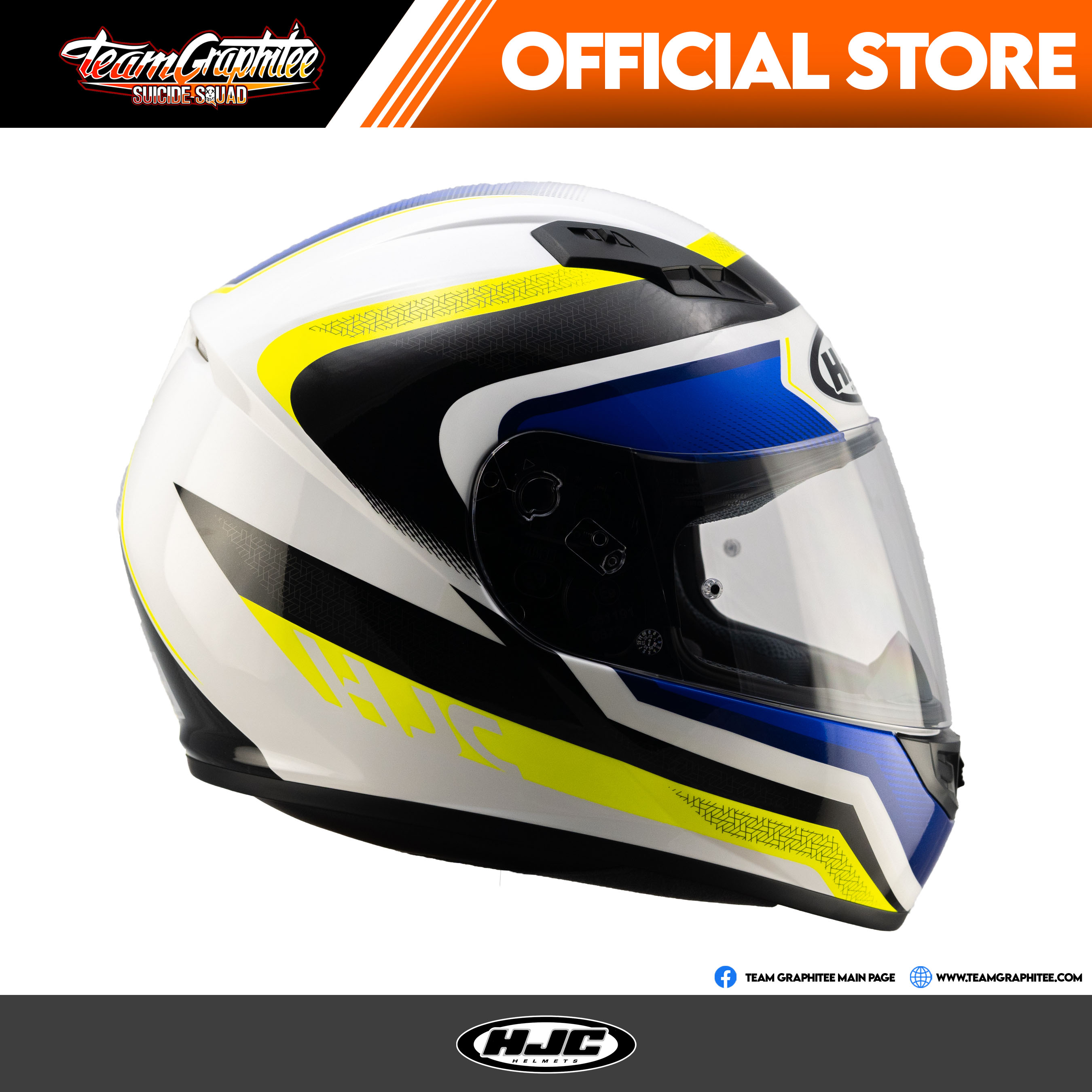 HJC CS 15 RAKO MC24 FULL FACE SINGLE VISOR | Lazada PH