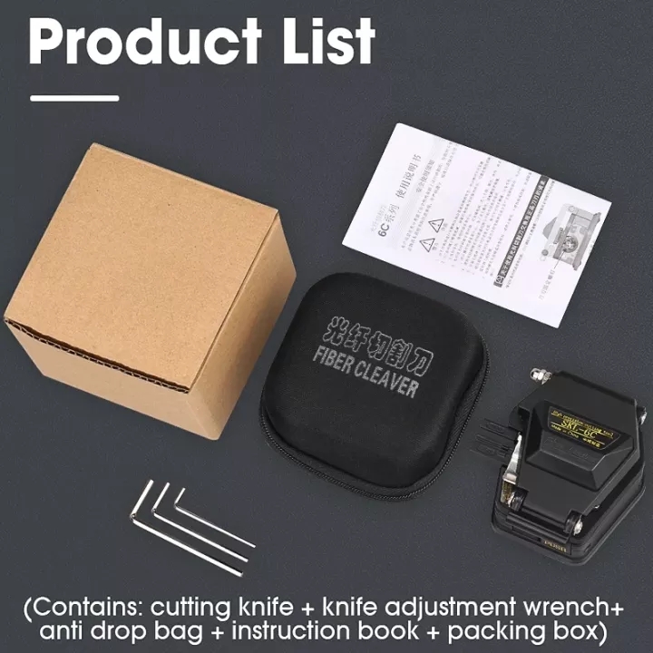 Fiber Cleaver SKL-6C ORIGINAL Fiber Optic Cleaver Cable Cutter Cleaver ...