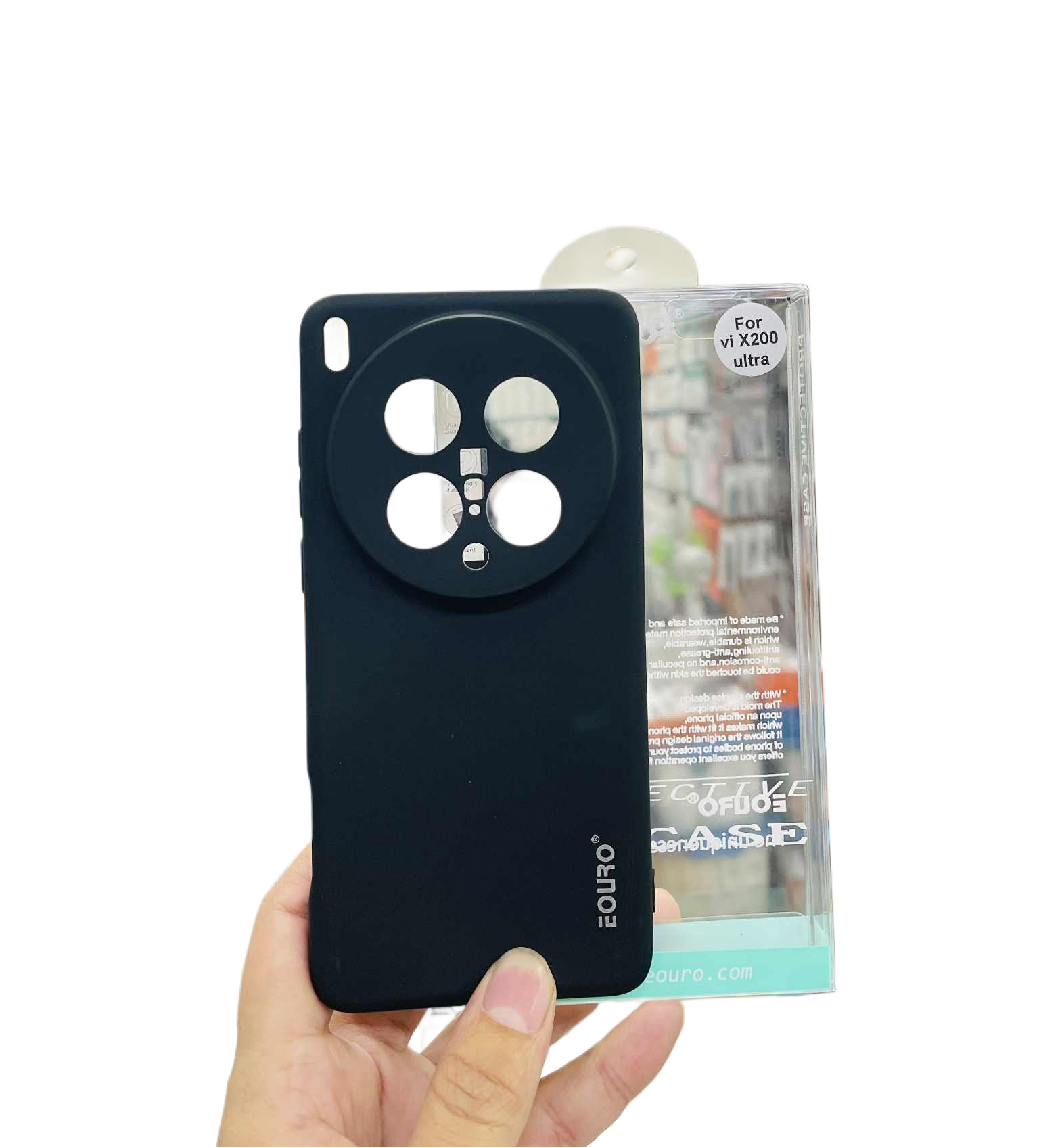 EOURO Case For Vivo X200 Ultra - USG Durable Protective Soft Back Cover ...