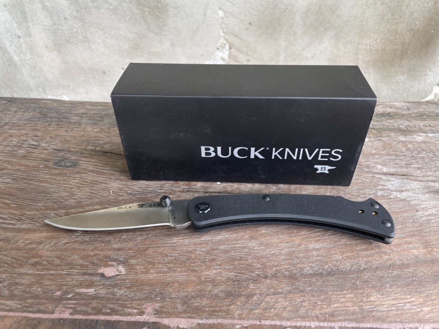 Buck 110 SLIM PRO TRX Black {0110BKS3-B CAT.11880} #มีดพับ ...