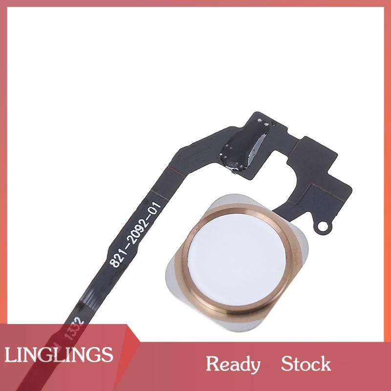 LINGLINGS For phone 5s gold touch fingerprint ID sensor home button key ...