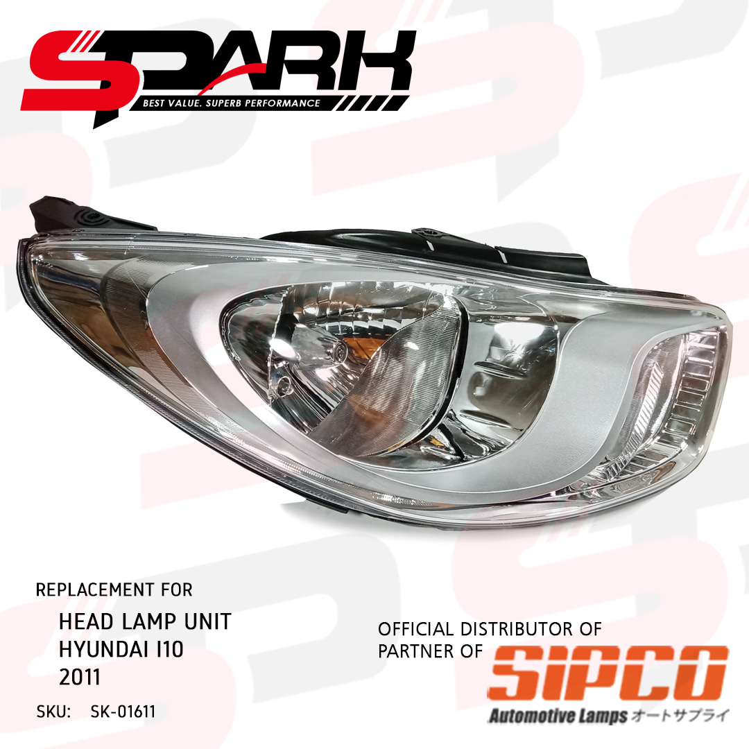 Head Lamp Head Light for Hyundai i10 2011 - 2013 92101-0X120/ 92102 ...