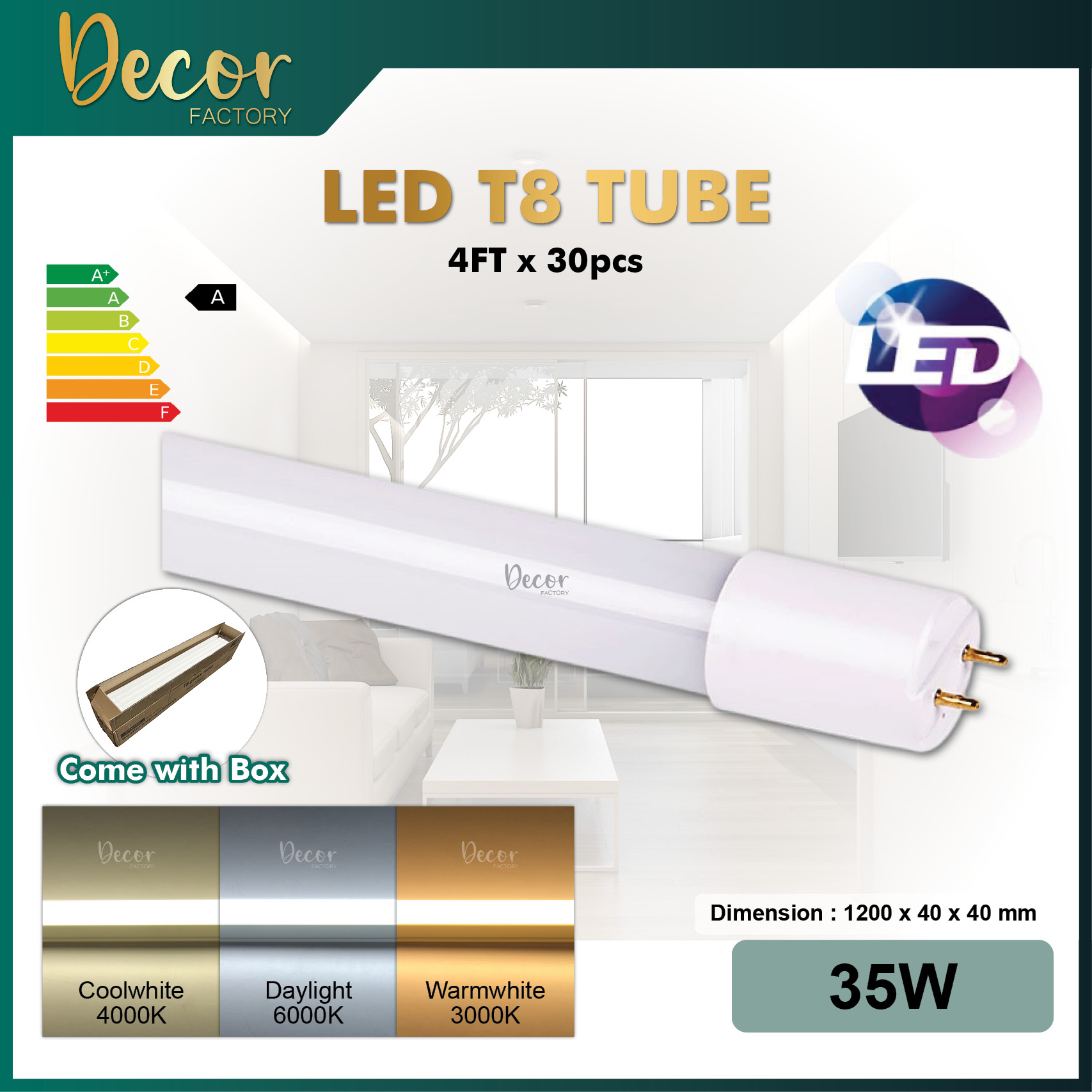 LED T8 LED Tube 2 Feet 4 Feet 11W 22W 35W Bright Lamp LED T8 Casing ...