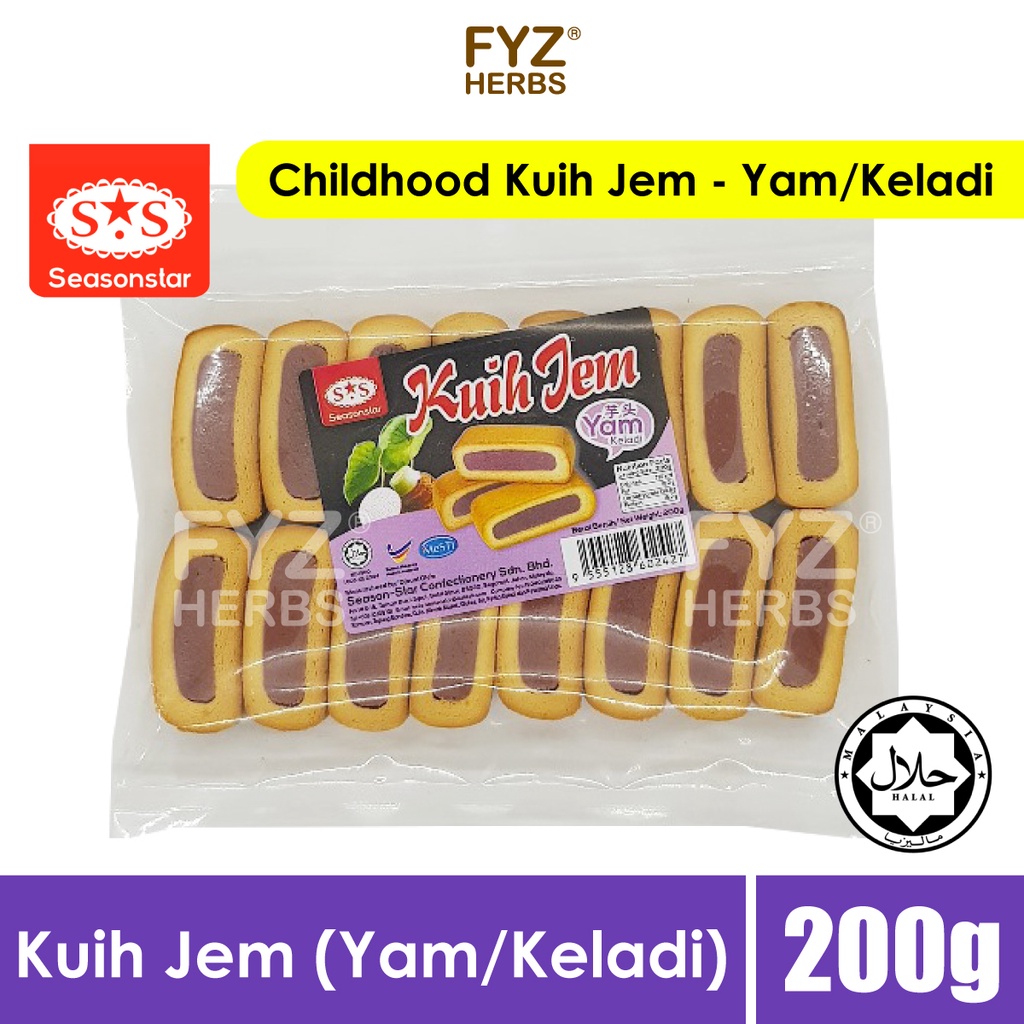 [HALAL] Seasonstar Kuih Jem 200g - Yam / Perisa Keladi | Lazada