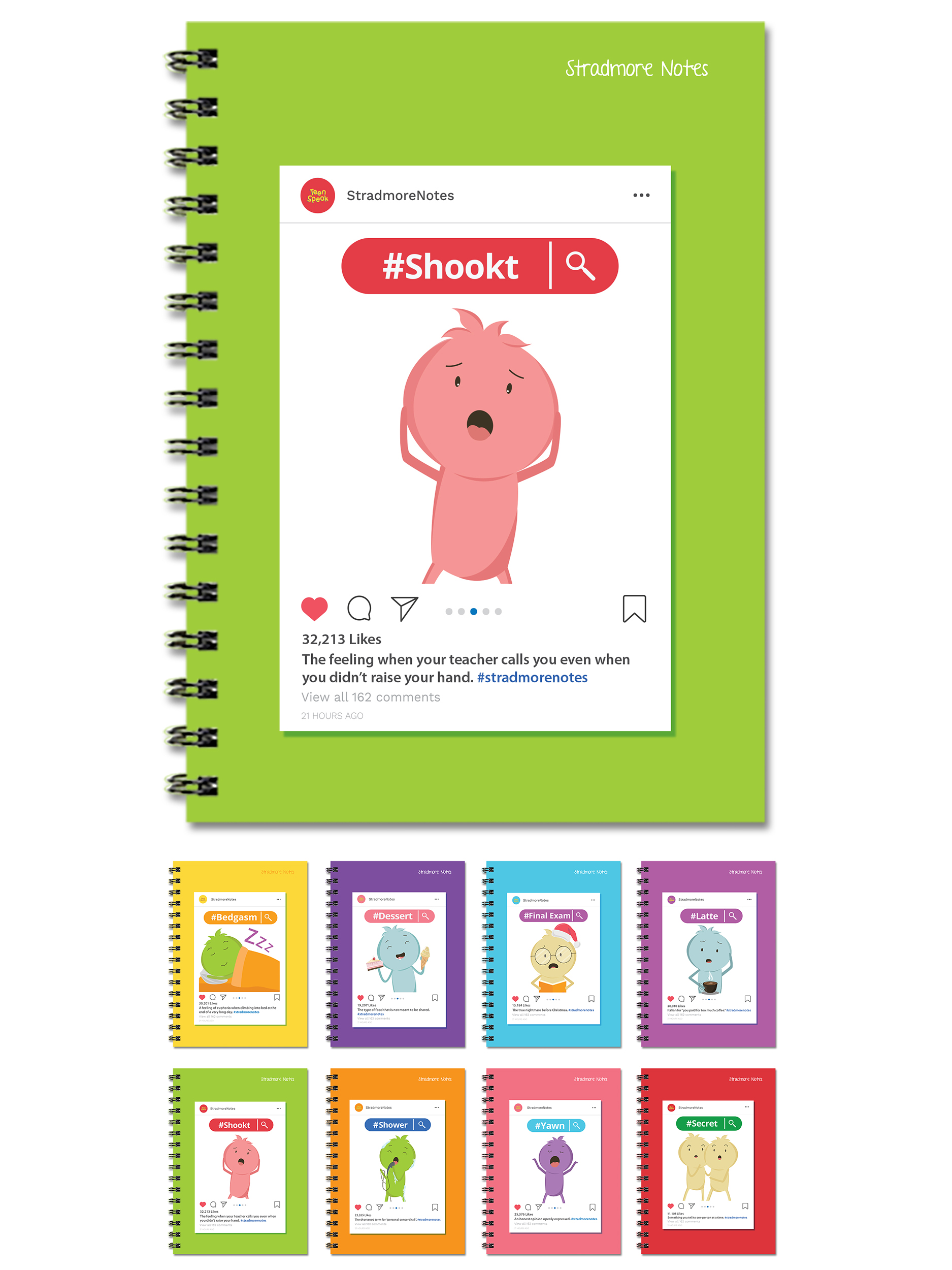Stradmore Teenspeak Spiral Notebook S20 6 x 8 in | Lazada PH