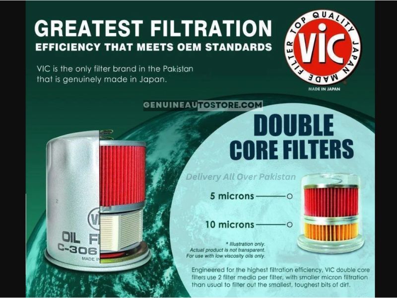 Toyota Avanza VIC Oil Filter - Made in Japan | Daraz.pk