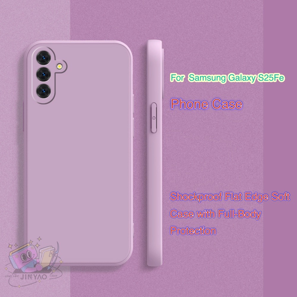 【Skimpy】For Samsung Galaxy S25Fe Phone case Minimalist Stylish purple ...