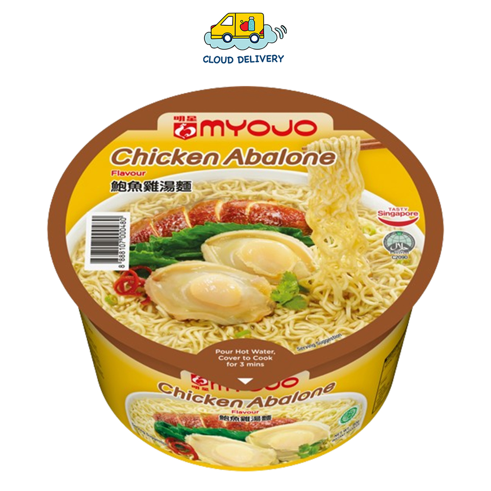Myojo Instant Noodle Bowl (Halal) - Chicken Abalone | Lazada Singapore