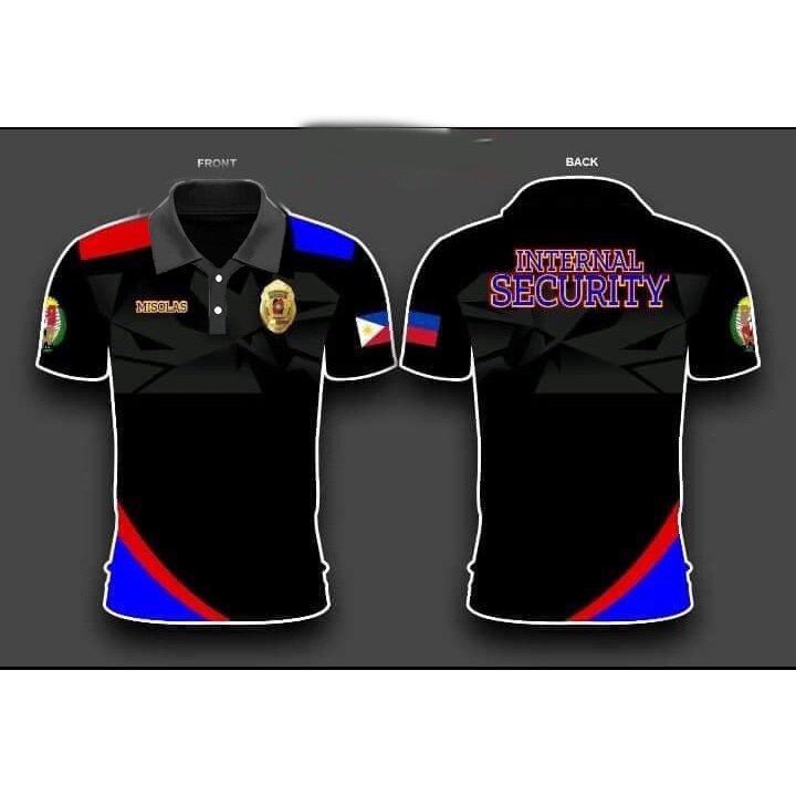 Security Guard,defender High Quality Full Sublimation Polo Shirt ...
