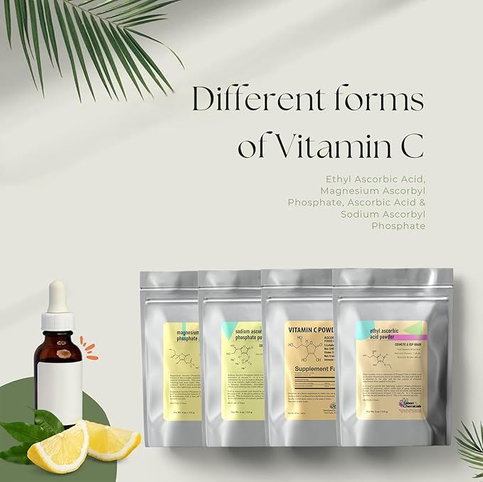 Magnesium Ascorbyl Phosphate MAP Powder for DIY Skincare Products ...