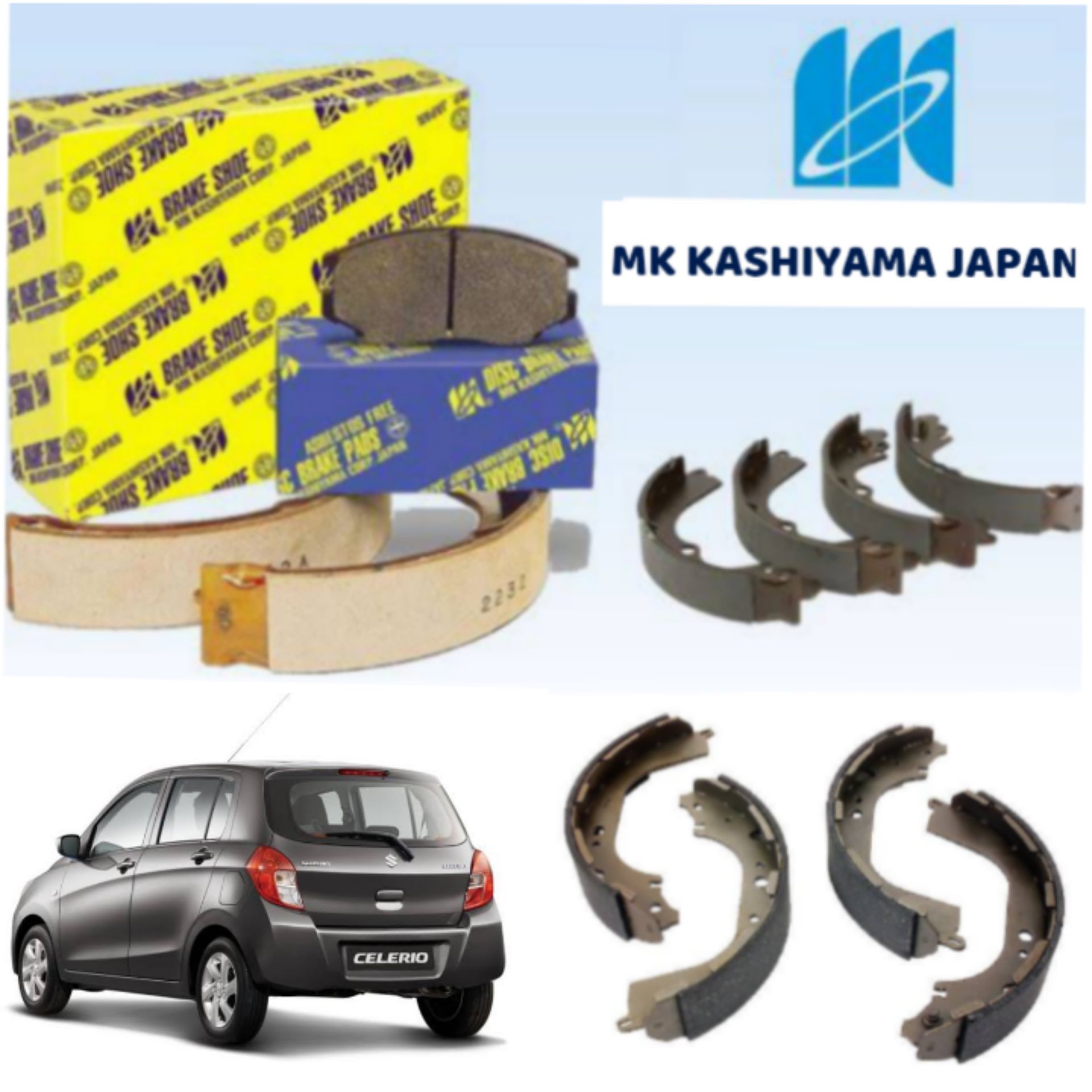 Rear Brake Shoe Suzuki Cultus Celerio MK JAPAN | Daraz.pk