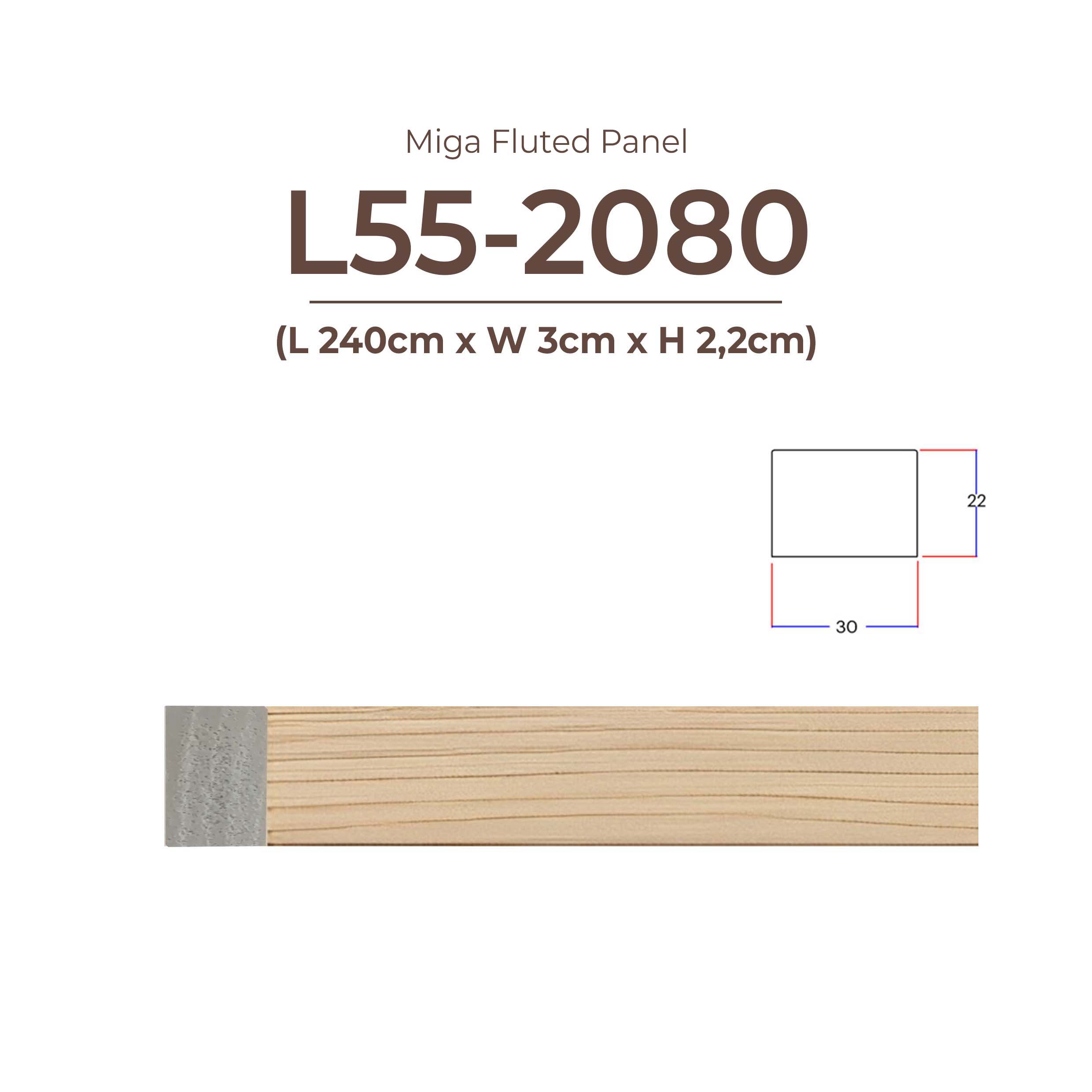 [Dekorea] Miga Korean Side Finishing Fluted Panel / Panel / Wall Decor ...