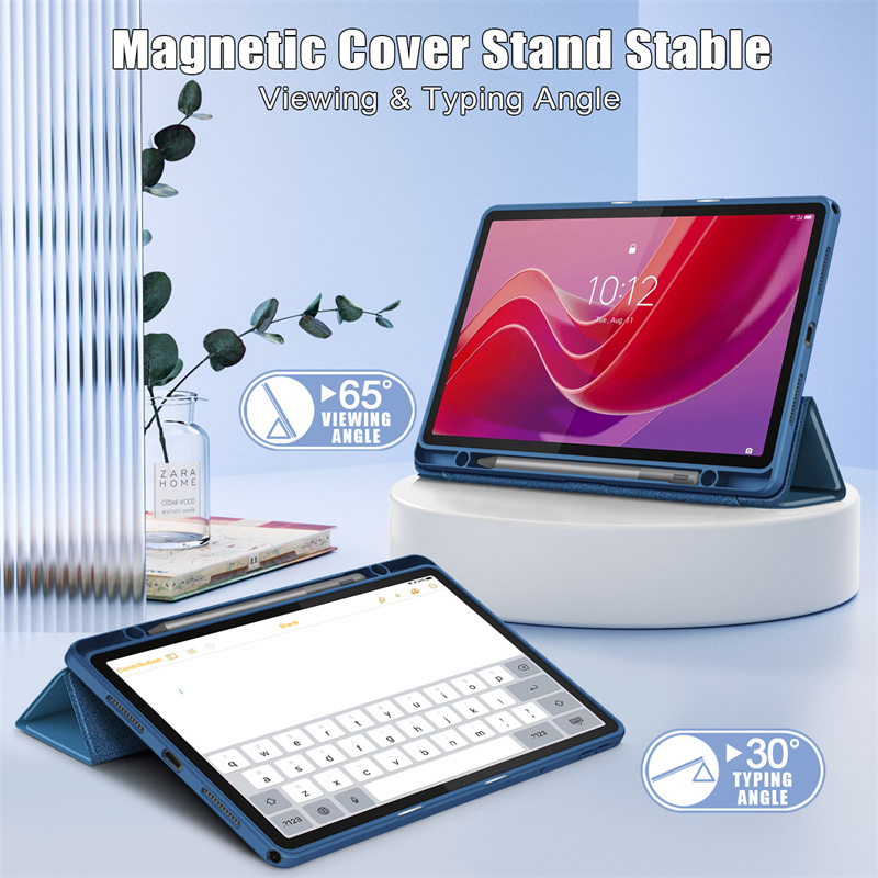Tablet for Lenovo Tab M11 Case with Pen Holder Folding Stand Acrylic ...
