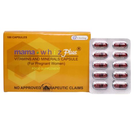 MAMA WHIZ PLUS Pre Natal Vitamins and Minerals 100 Capsule | Lazada PH