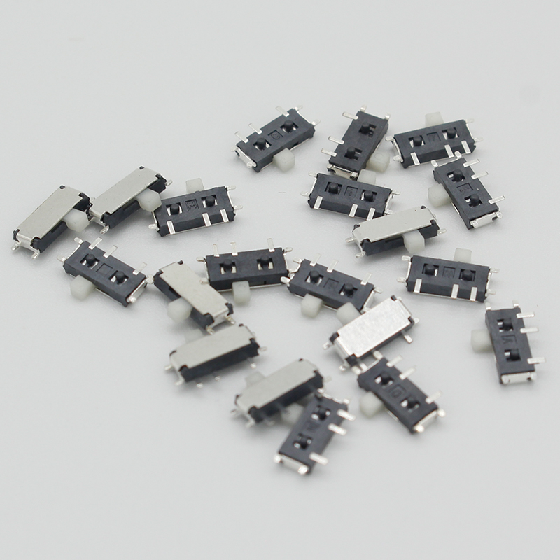 20pcs 7 Pin Mini Slide Switch On-Off 2position Slide Toggle Switch 1p2t H=1.5mm Miniature ...
