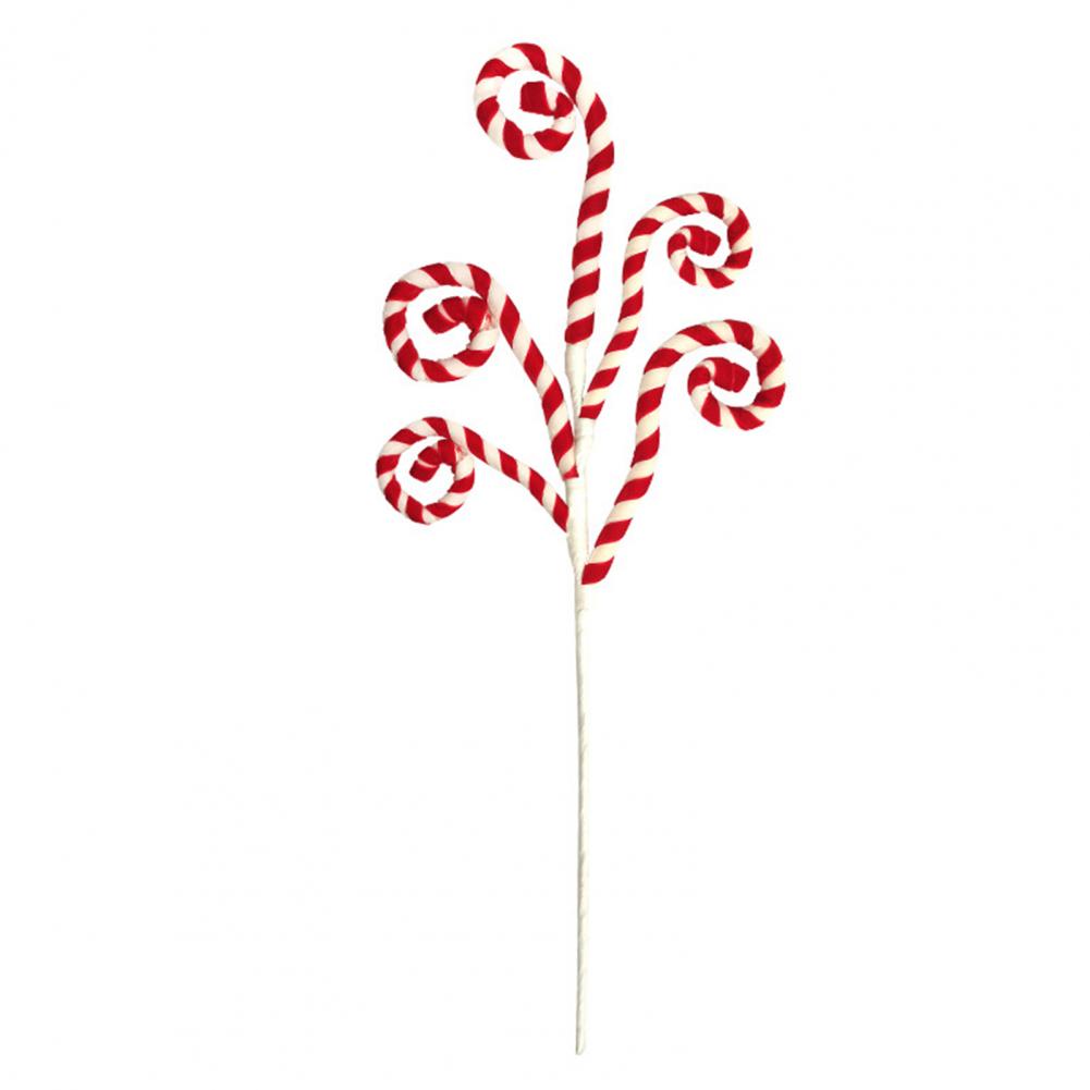 Christmas Candy Cane Picks Christmas Tree Embellishments Festive Candy ...
