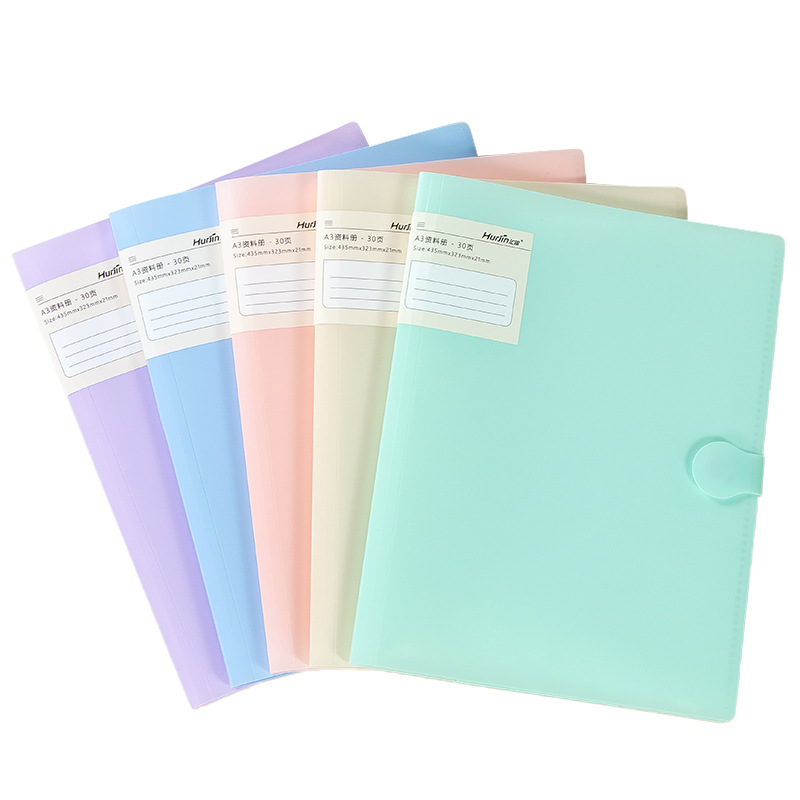 【The Quiet Page】1 Pieces Of A3/a4 File Folder 20/40 Sheets Of ...