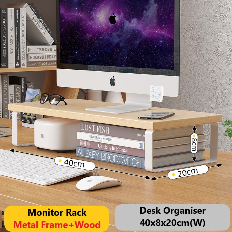 Desk Rack Shelf Office Desk Organisers Book Shelf Table Organiser ...