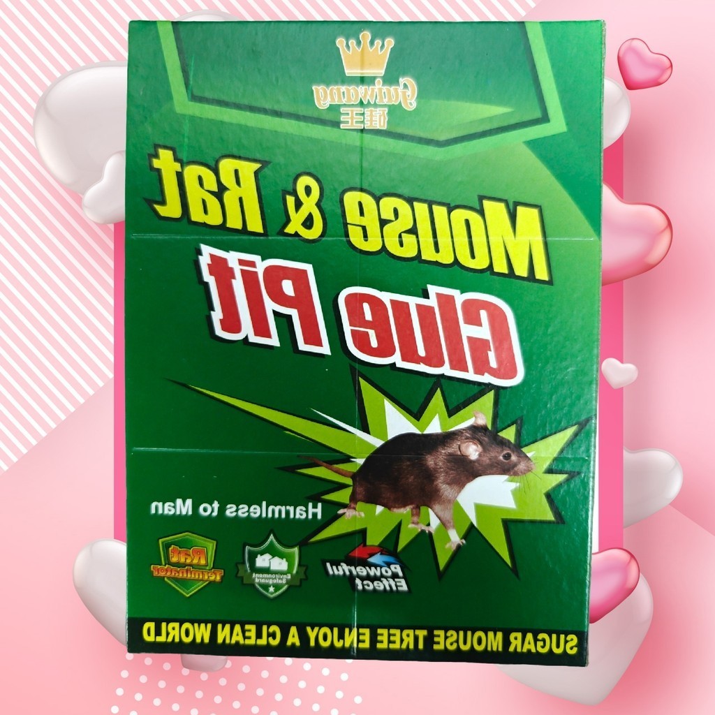 Green Card Power Mouse Rubber Sheet/mouse trap/traps/mouse character ...