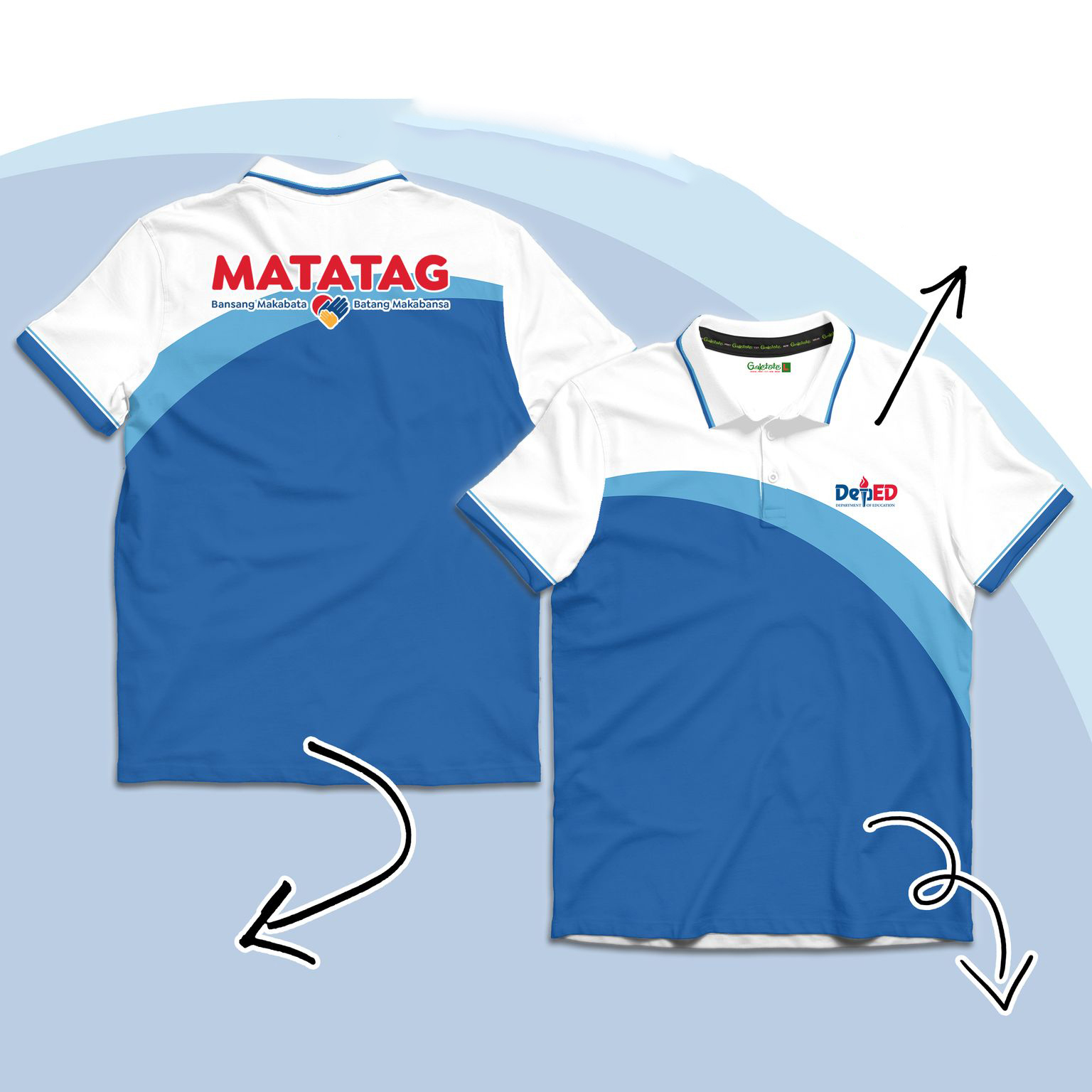 DEPED MATATAG POLO UNIFORM FULL SUBLIMATION POLO-Shirt FOR WOMEN AND ...