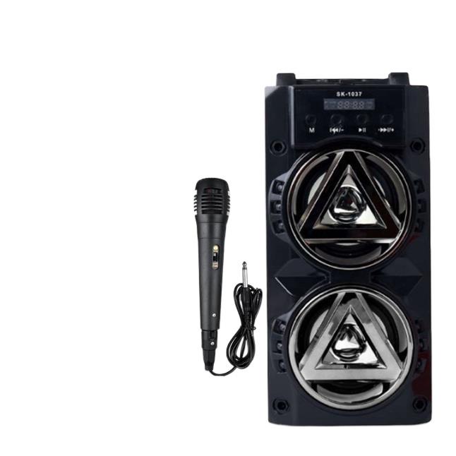 SK-1201 1039 Wireless Portable BIG Karaoke Stereo Bluetooth Speaker with FREE Microphone | Lazada PH