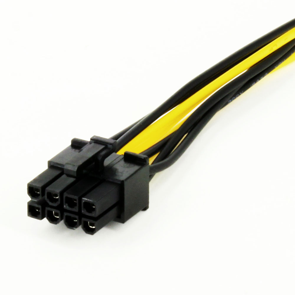 【VogueVenture】OULLX 8Pin Male To Dual 4Pin Female Video Card Power Cord ...