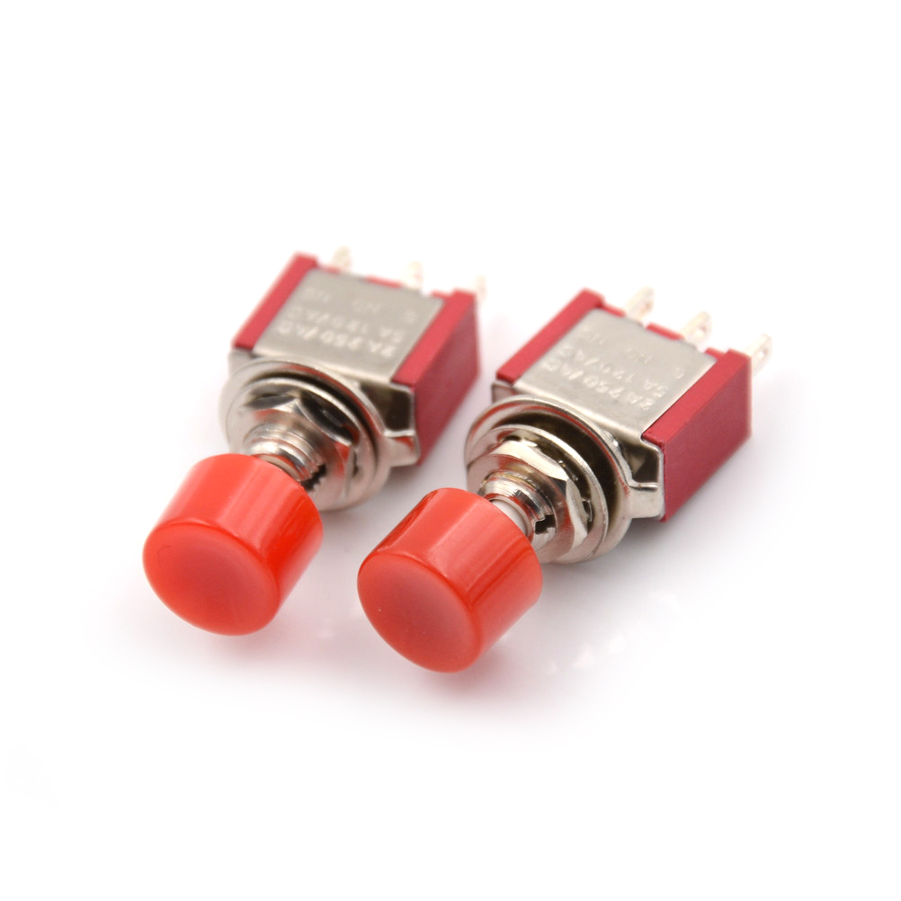 【TopazTrove】5pcs/lot 3Pin C-NO-NC 6mm Mini Momentary Automatic return ...
