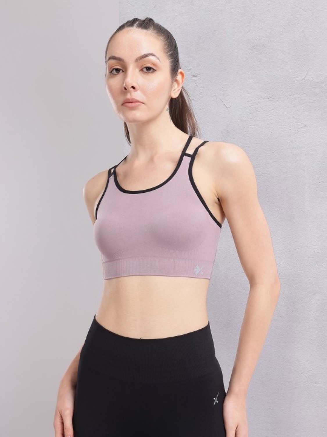HRX By Hrithik Roshan Seamless Scissor Strap Sports Bra For Women ...